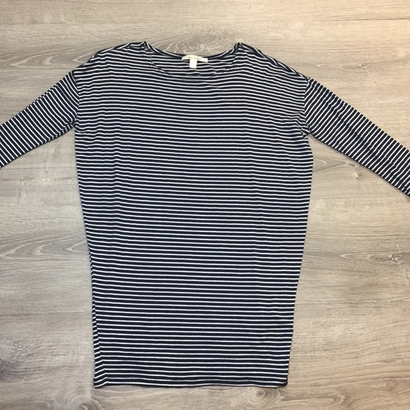 miami | Tops | Miami Striped Scoop Neck Mid Sleeve Top Or Tee | Poshmark